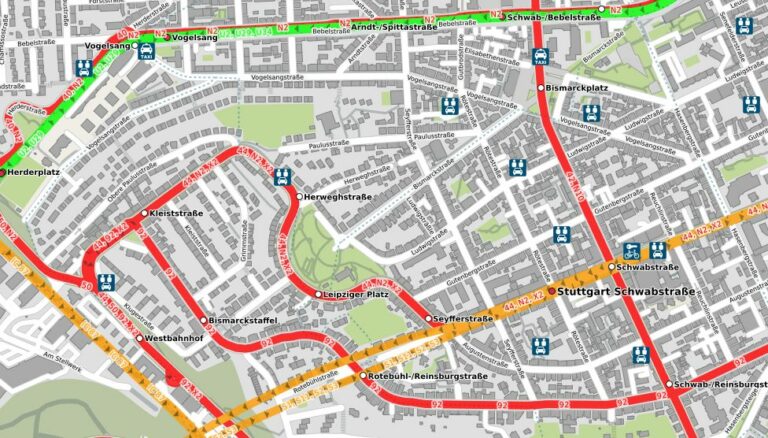 Nahverkehr – Stuttgart-Hasenberg